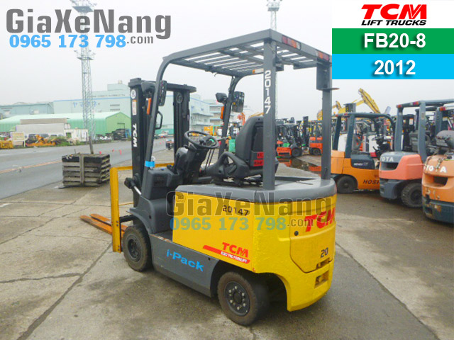 Xe nâng điện 2 tấn TCM FB20-8 - Bình điện xe nâng mới TCM FB20-8 - 48V 700Ah